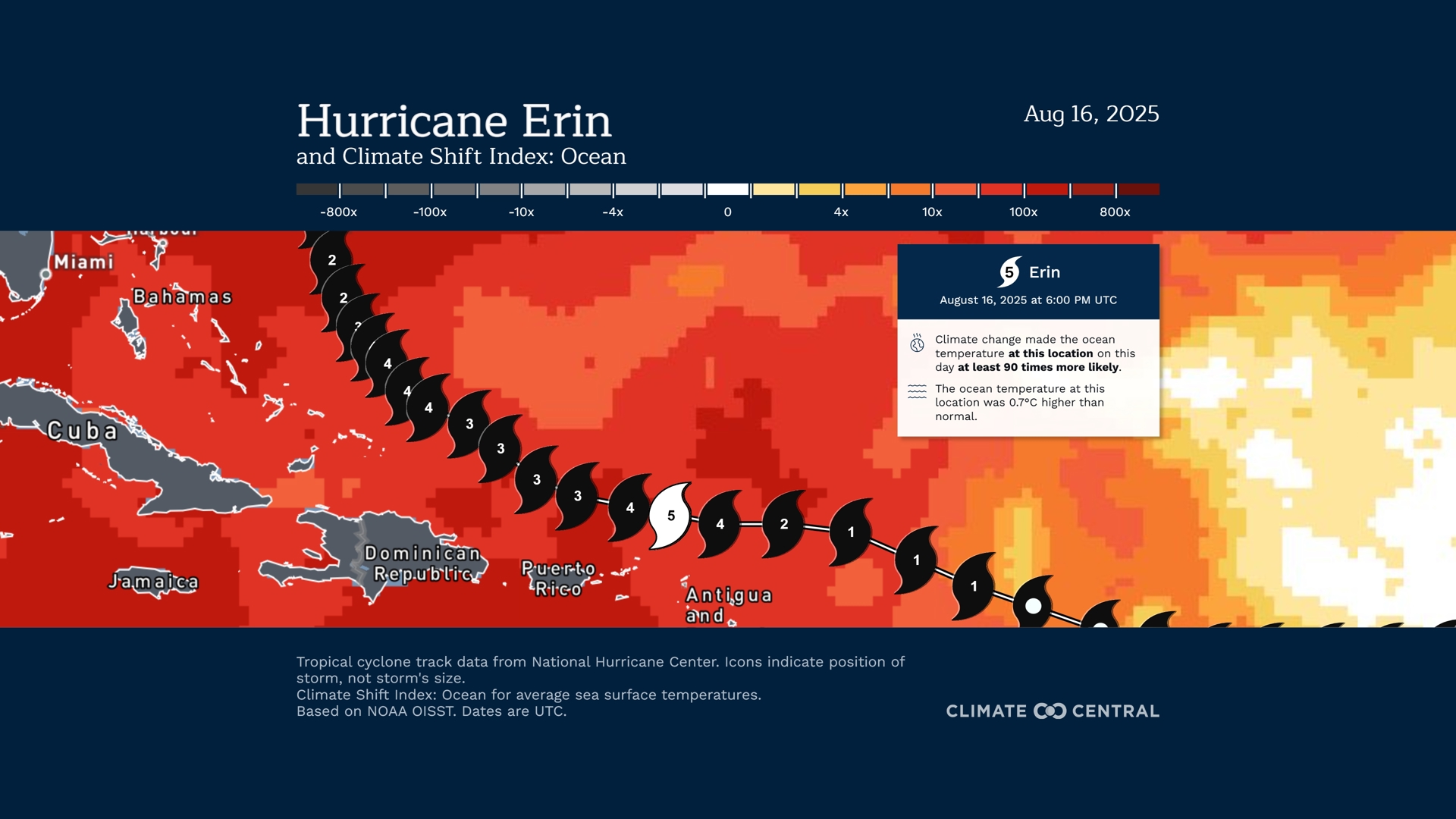 Hurricane Erin becomes first Category 5 storm of 2025 | wltx.com