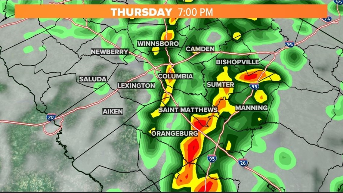 Columbia weather forecast: Will time will there be storms? | wltx.com