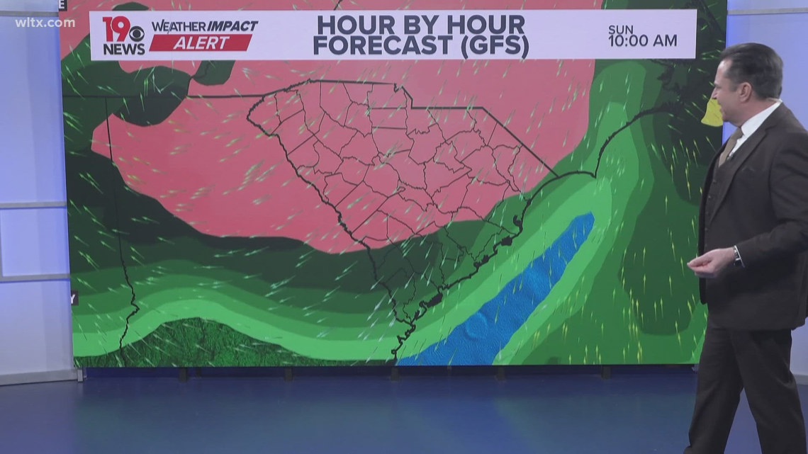 Forecast: Ice could be a serious problem for the Midlands of South ...