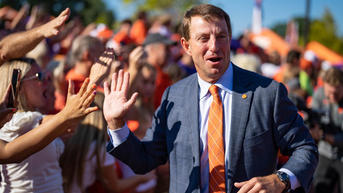 Clemson looks for 15th straight win over Wake Forest, Swinney to tie school record | wltx.com