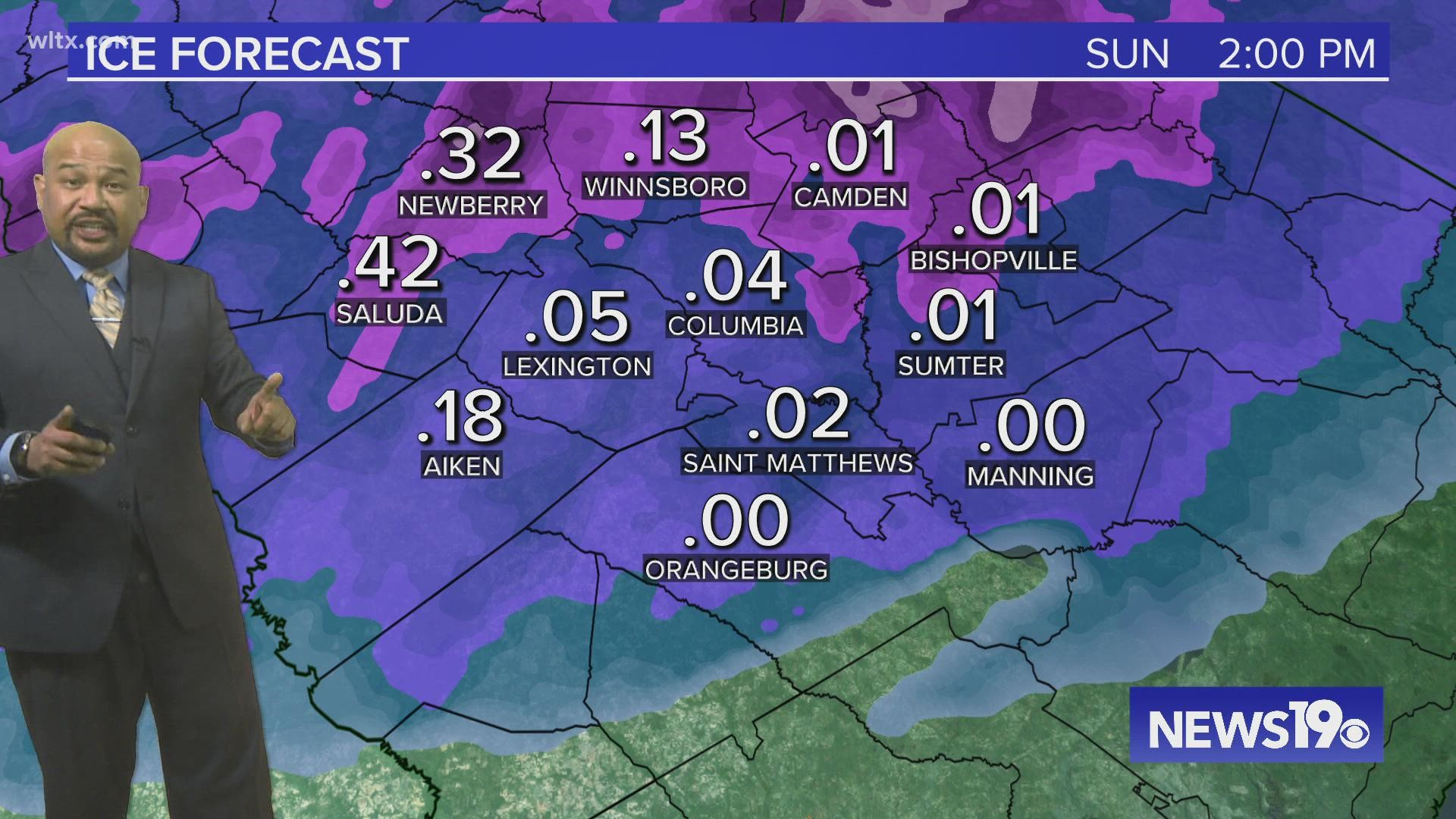 Winter storm watch issued for three Midlands counties ahead of ...
