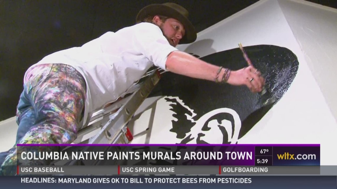 Columbia Native Paints Murals Around Town | wltx.com
