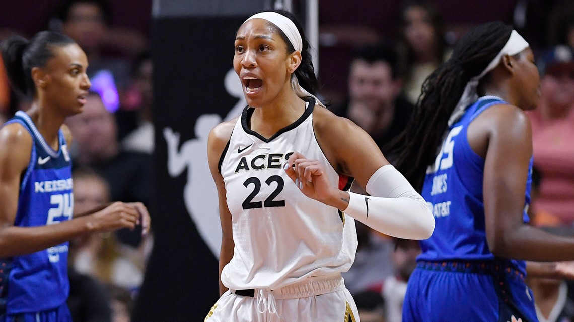 A'ja Wilson wins first WNBA title | wltx.com