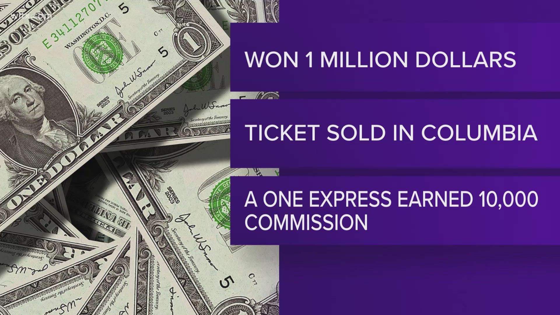 South Carolina woman wins $1 million from final jackpot scratch-off ...