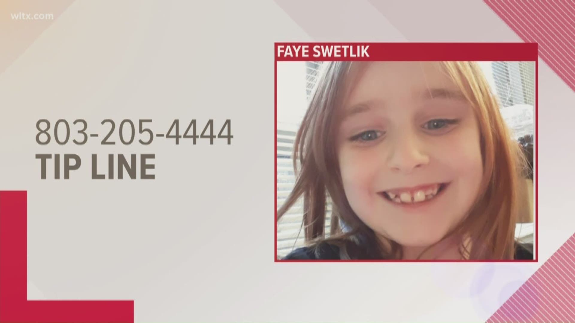 FBI joins search for Faye Swetlik, missing South Carolina girl | wltx.com