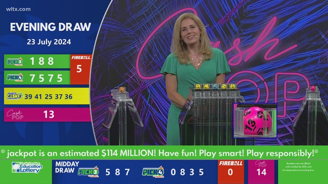 Evening SC winning lottery numbers for July 23, 2024 | wltx.com