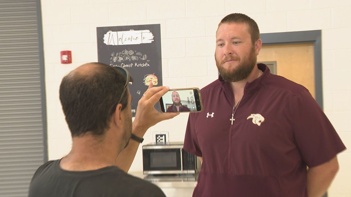Pelion Panther football has a new voice in Cory Helms | wltx.com