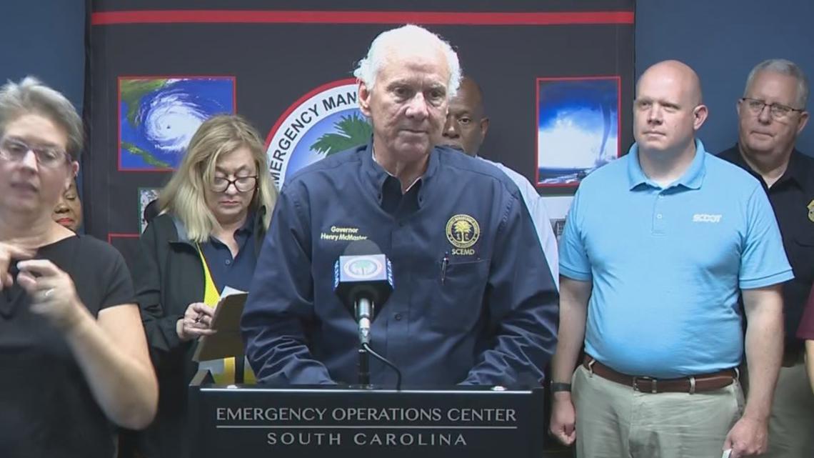 South Carolina emergency update on Tropical Storm Debby: August 7 ...