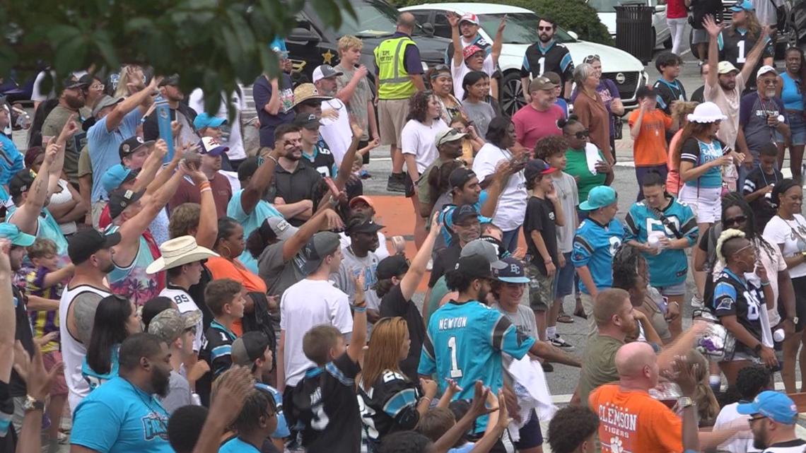 Fans get a treat at the Carolina Panthers Fan Fest | wltx.com