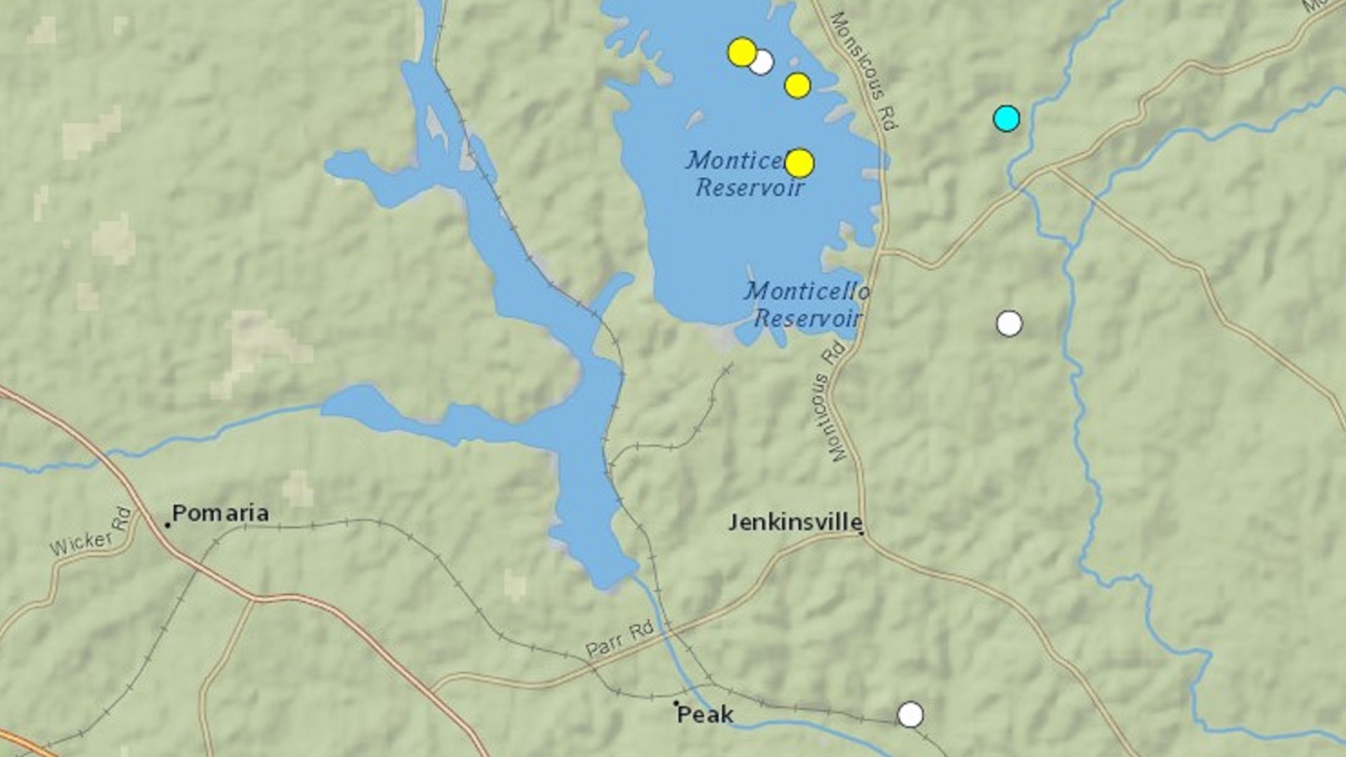 USGS reports minor earthquake near Jenkinsville, SC | wltx.com