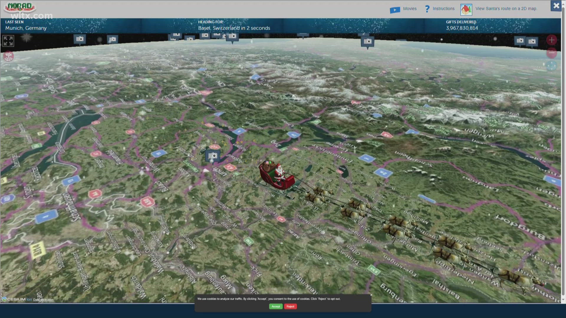 NORAD tracks Santa | wltx.com
