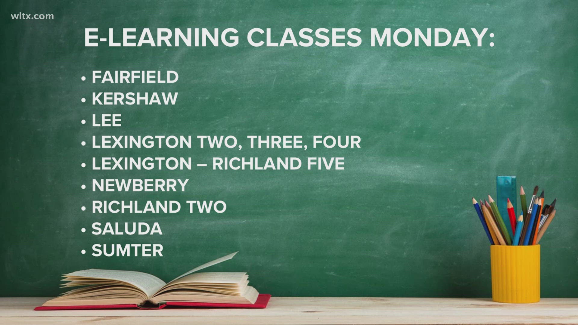 MONDAY MORNING UPDATE: South Carolina school closures and schedule ...