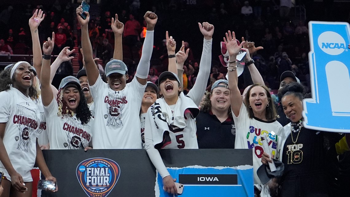South Carolina Gamecocks win NCAA women's basketball championship ...