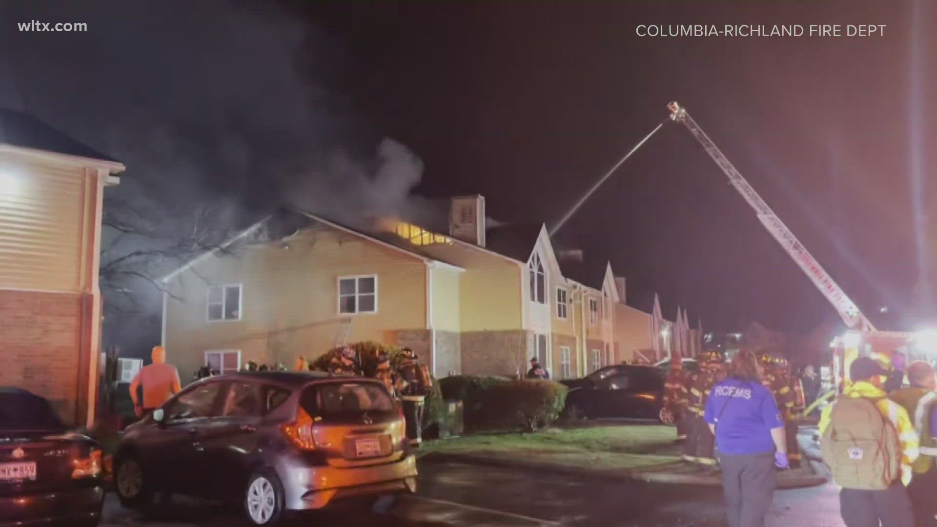 Fire at Hampton Greene Apartments in Columbia remains under ...