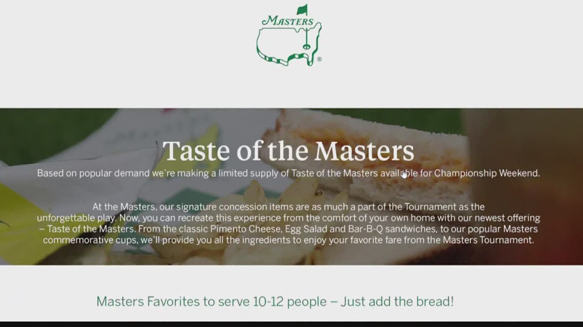 Augusta National offers a "Taste of the Masters" | wltx.com