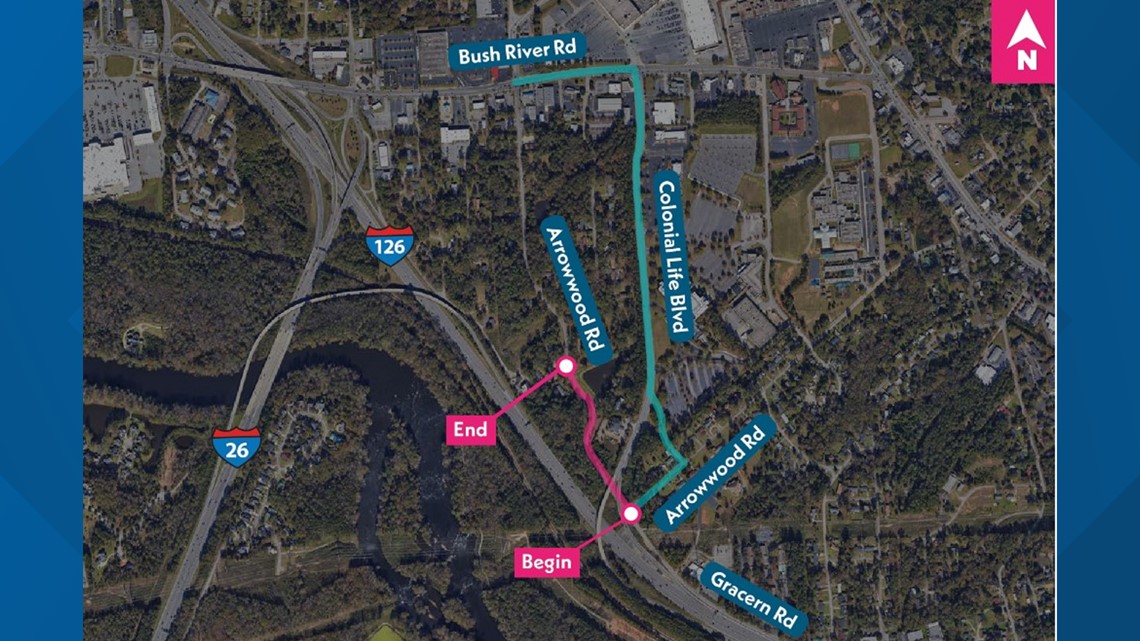 Arrowwood road closure May 22: Carolina Crossroads project update ...