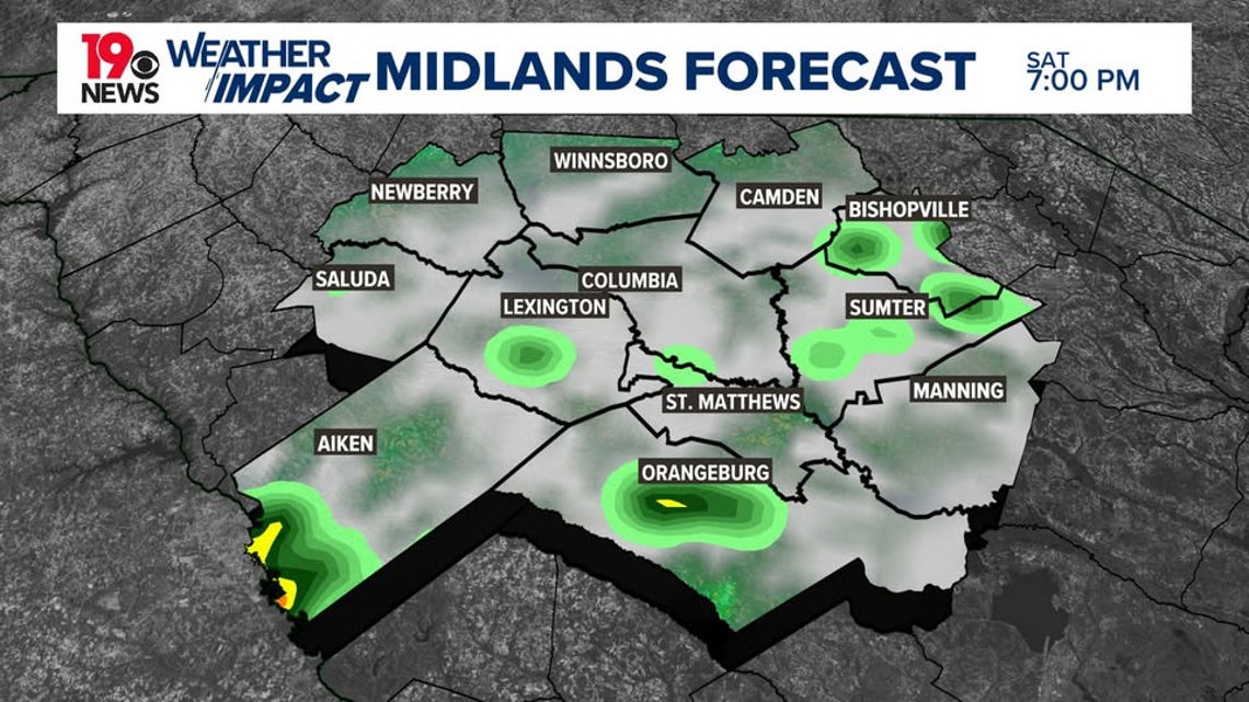 Columbia SC weather forecast brings rain and thunderstorms this weekend ...