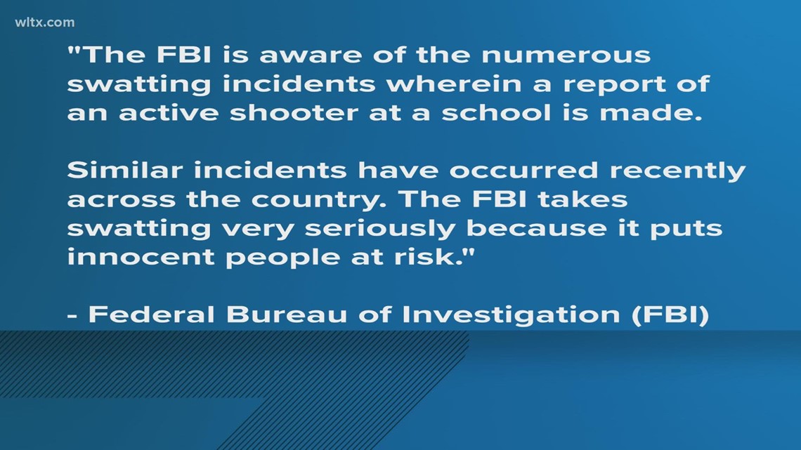 FBI responds to numerous "swatting" incidents | wltx.com