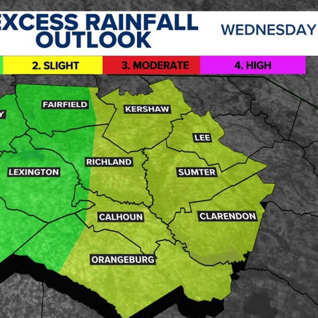 Excessive Rainfall Outlook Risk Levels Explained Wltx