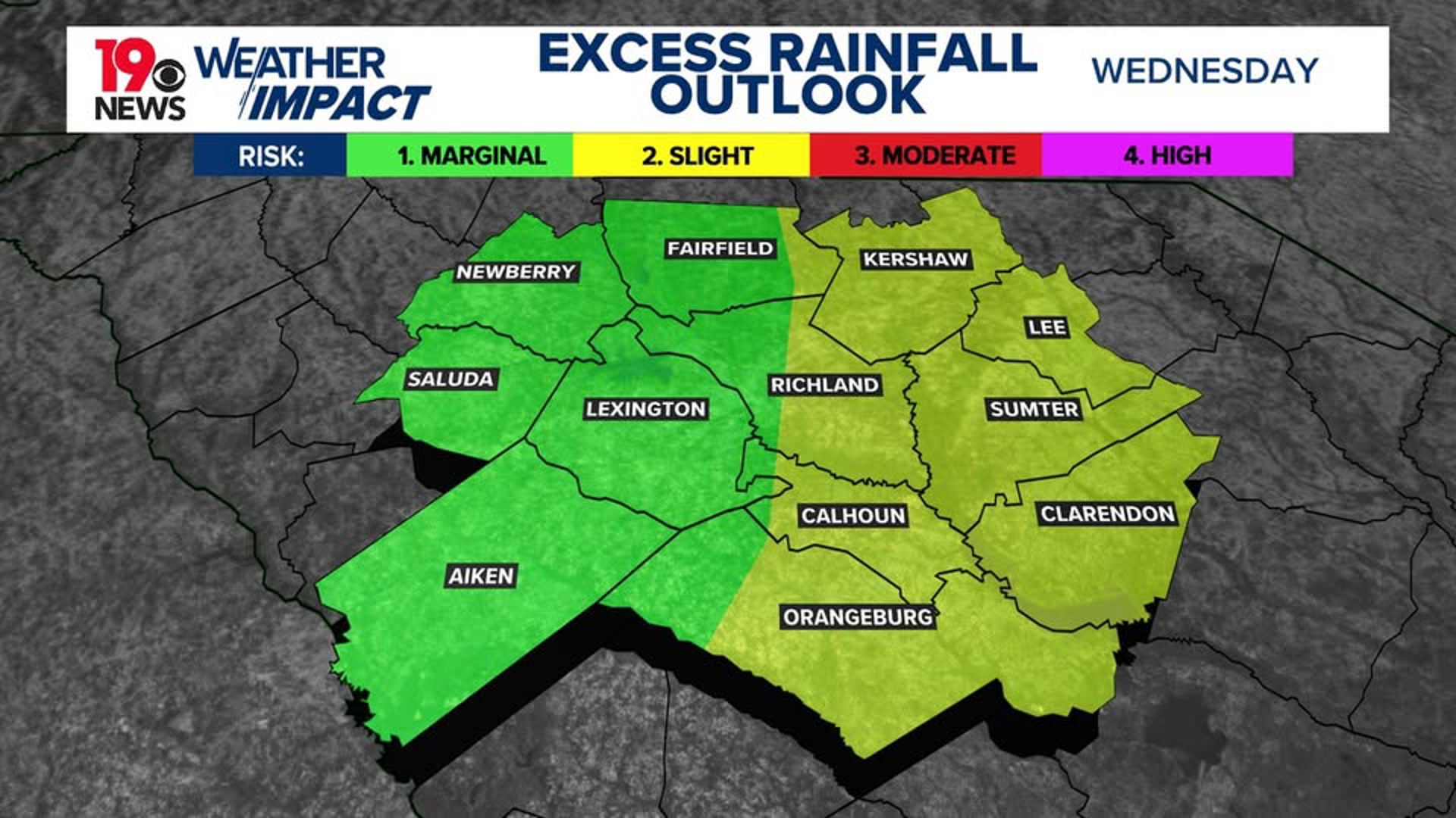 Excessive Rainfall Outlook Risk Levels Explained Wltx