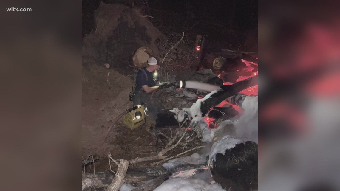 Crews in Little Mountain fight brush fire | wltx.com