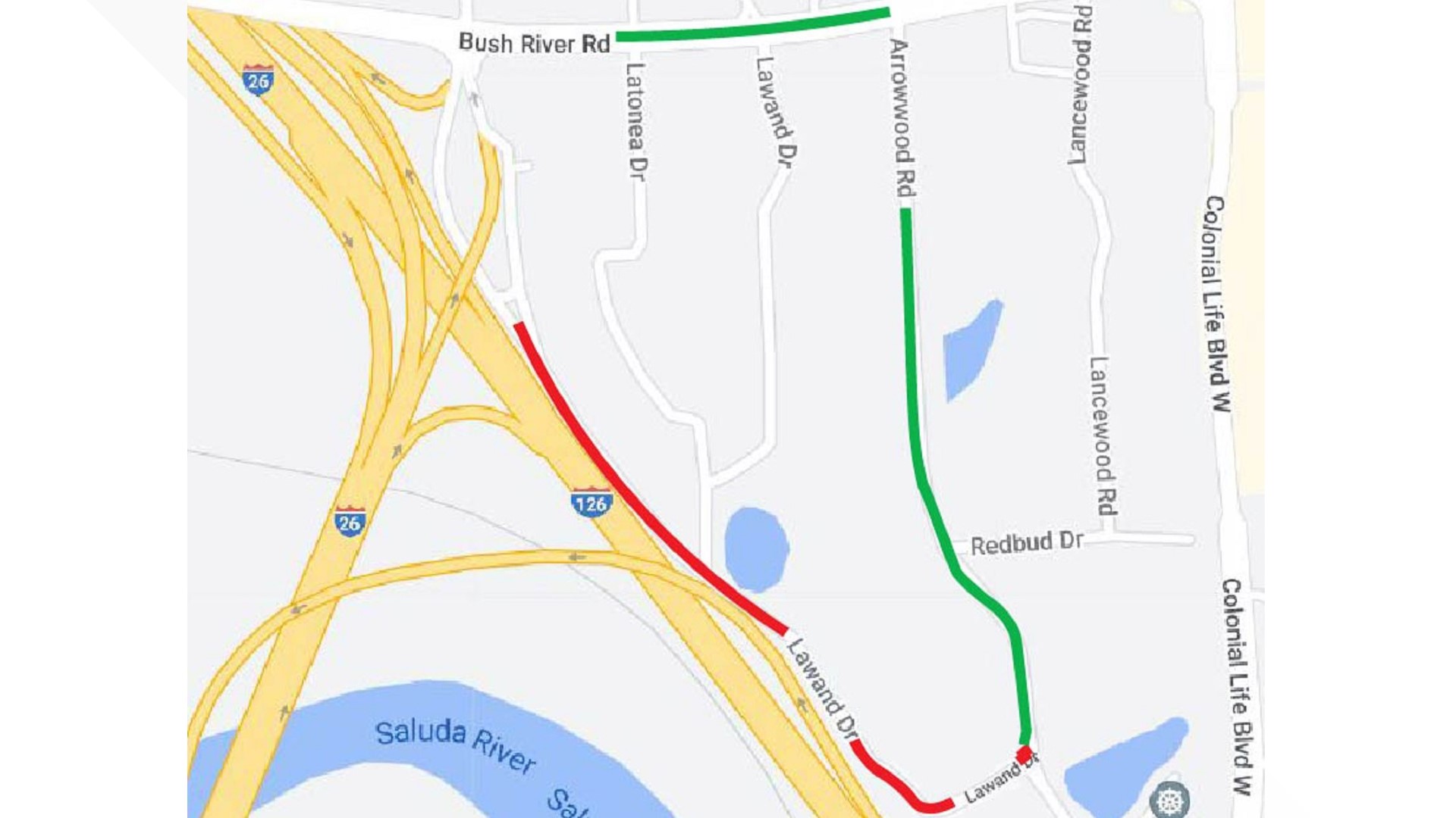 Carolina Crossroads: Lawand Drive, Morninghill Drive closures | wltx.com