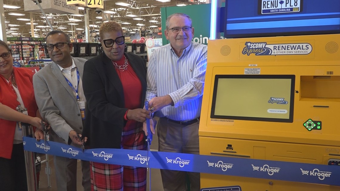 SCDMV opens self-service kiosk in Columbia Kroger | wltx.com