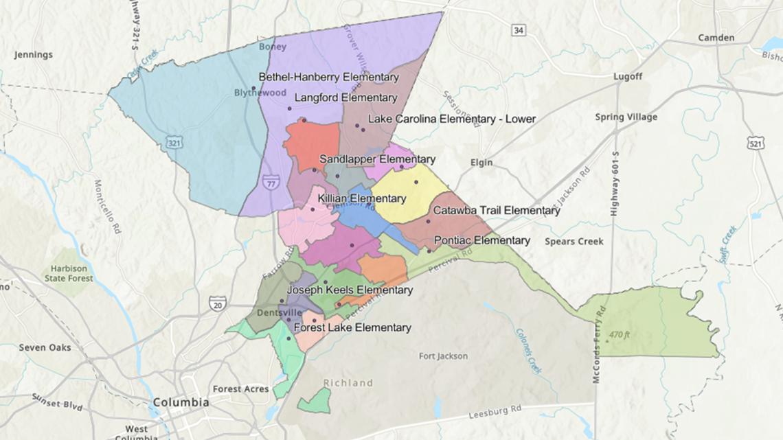 Richland 2 proposes new attendance lines for elementary schools for ...
