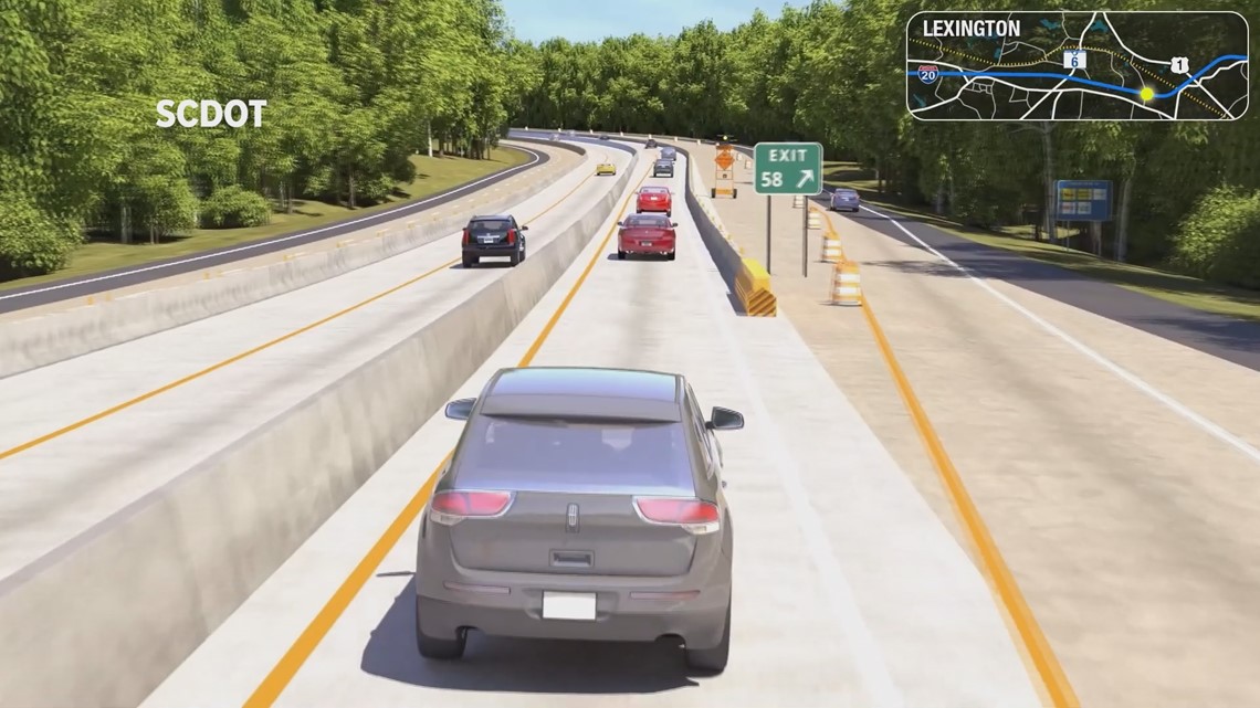 I-20 Sunday traffic shift signals start of next widening phase | wltx.com