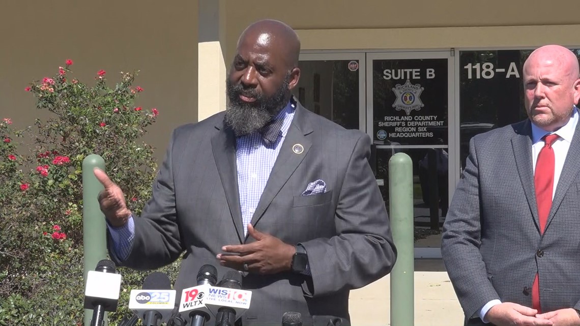 Dr. Baron Davis comments on Blythewood High School threat | wltx.com
