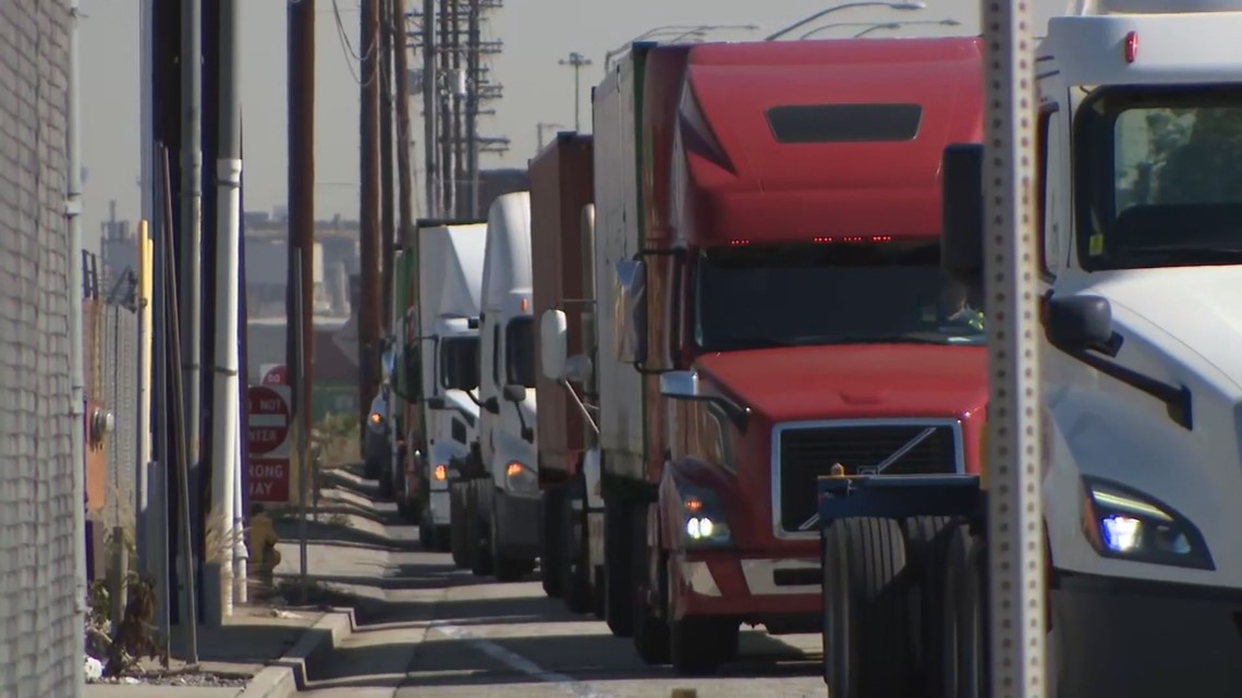 Truck driver shortage worsens supply chain crisis across country | wltx.com