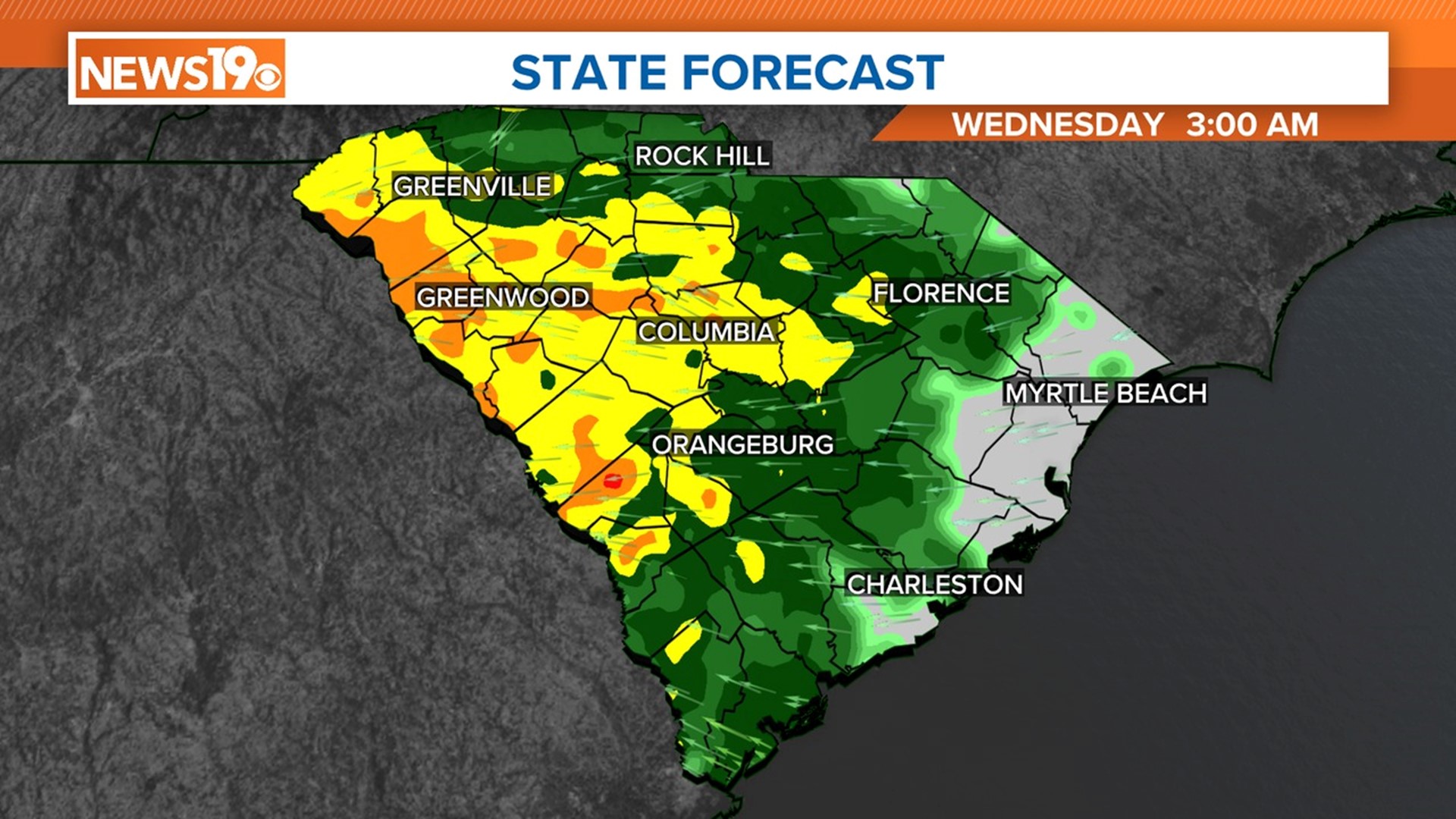 Rain Returns to South Carolina overnight | wltx.com