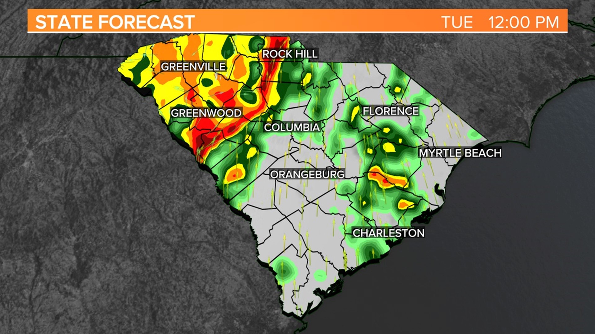 Severe weather possible across South Carolina Tuesday afternoon | wltx.com