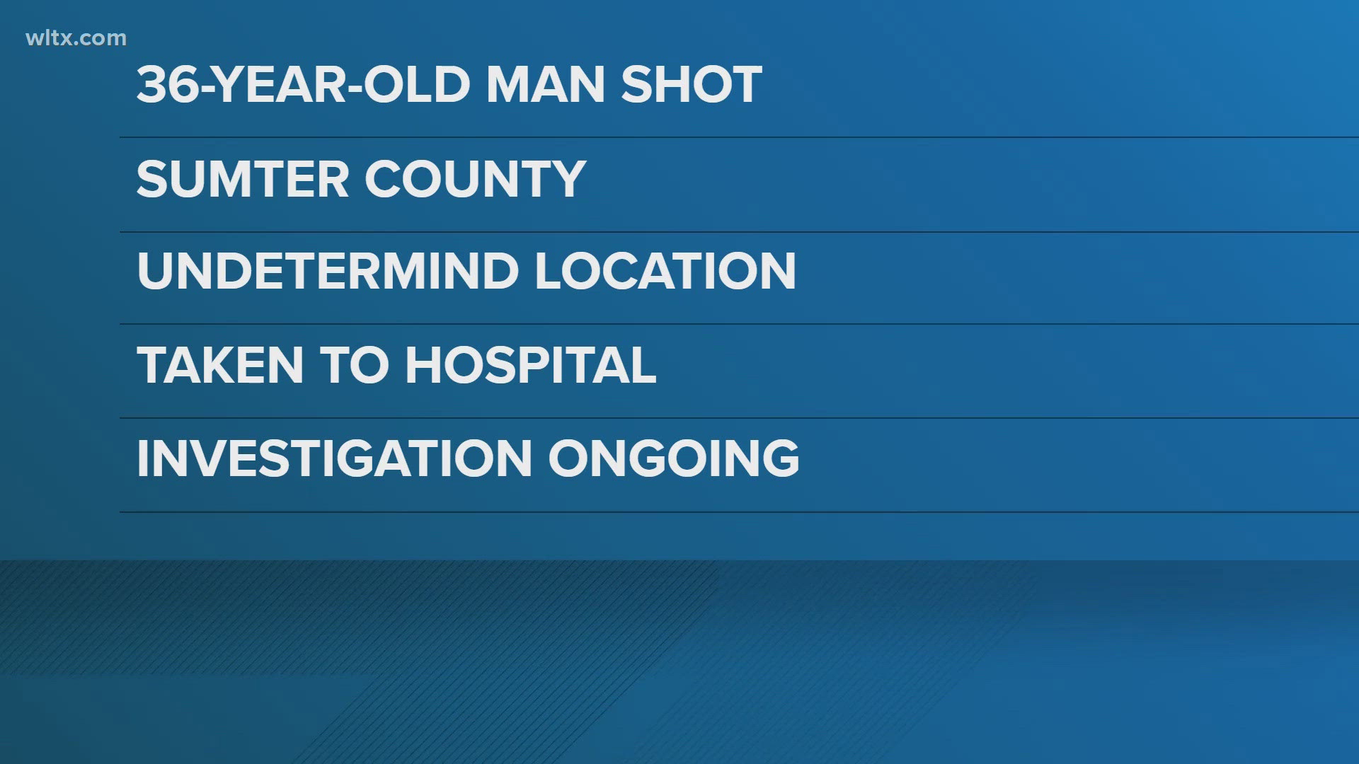Man flown to Florence hospital after Saturday shooting in Sumter ...