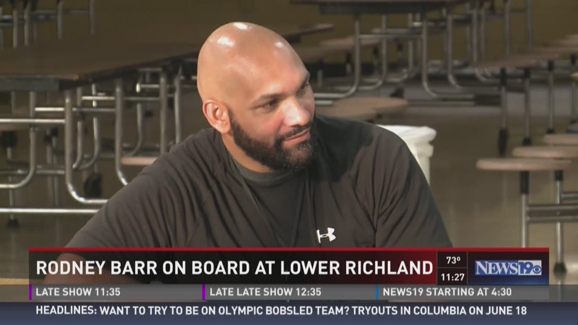 Rodney Barr Is On Board At Lower Richland High School | wltx.com