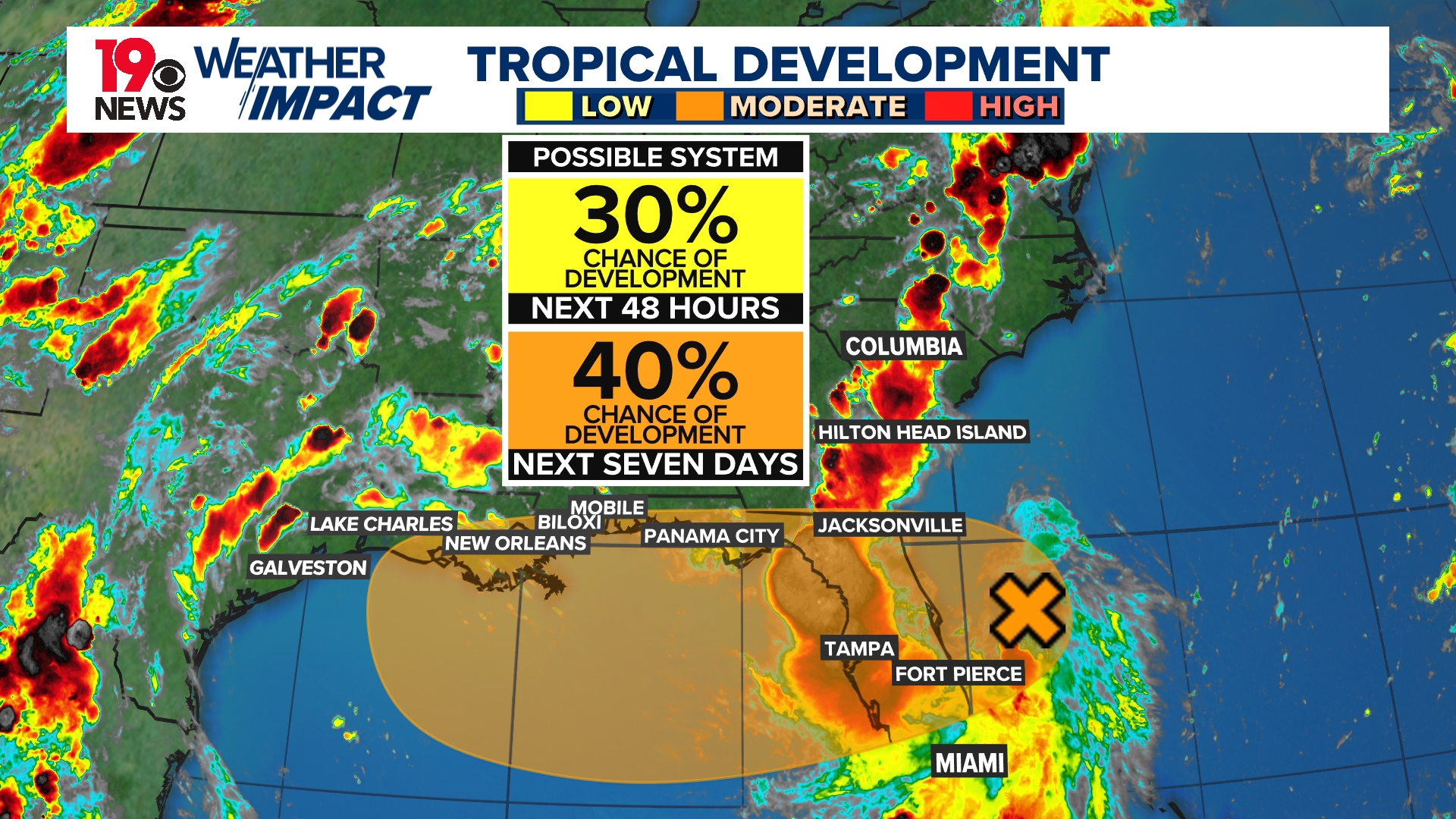 NHC tracks tropical system off Florida's east coast | wltx.com