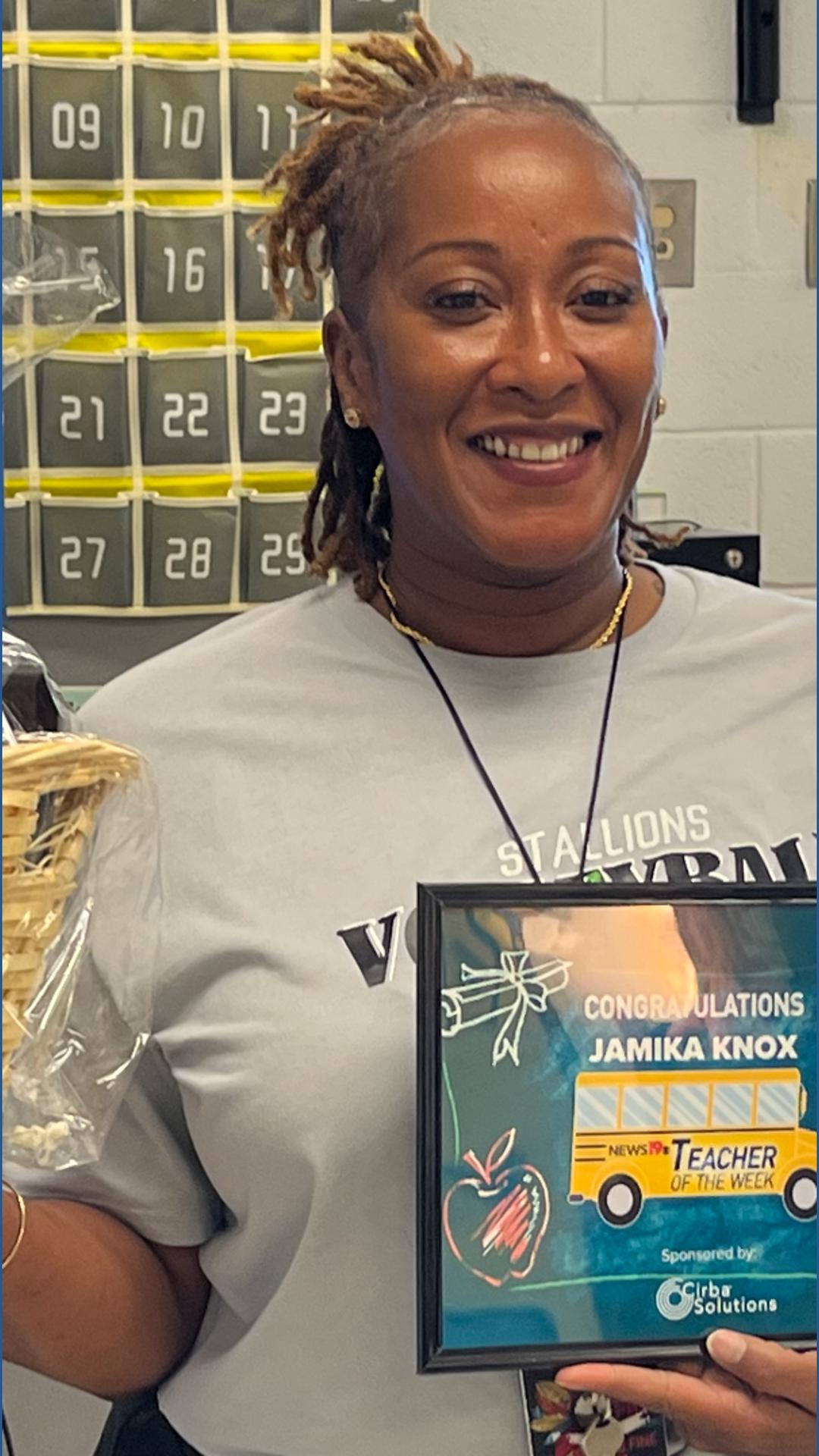 Jamika Knox is News19's Teacher of the Week | wltx.com