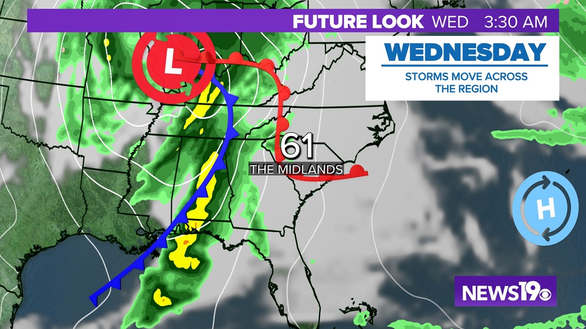 High Pressure brings quiet weather conditions to the Southeast | wltx.com