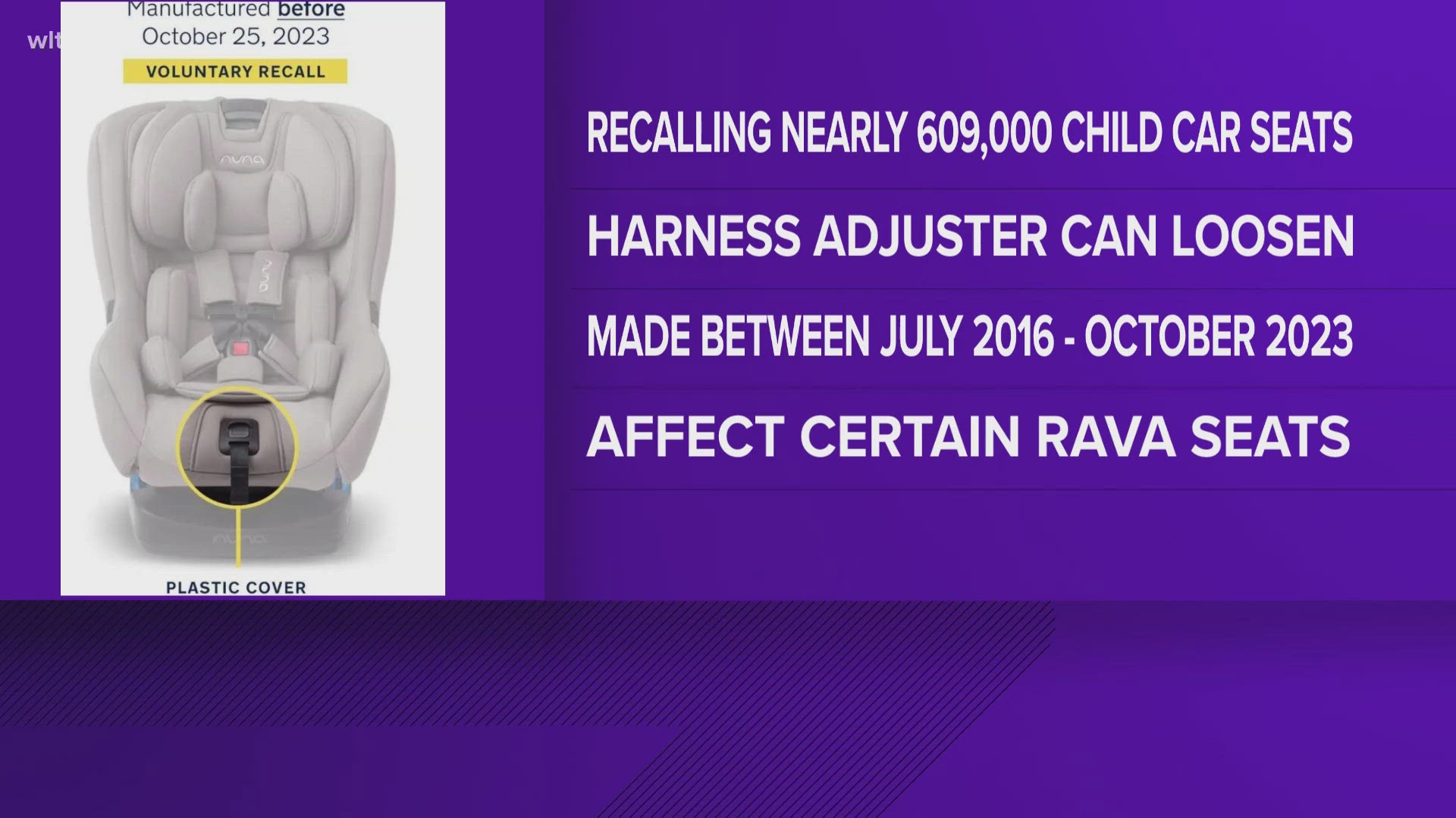 RECALL: Nuna baby essential car seats | wltx.com