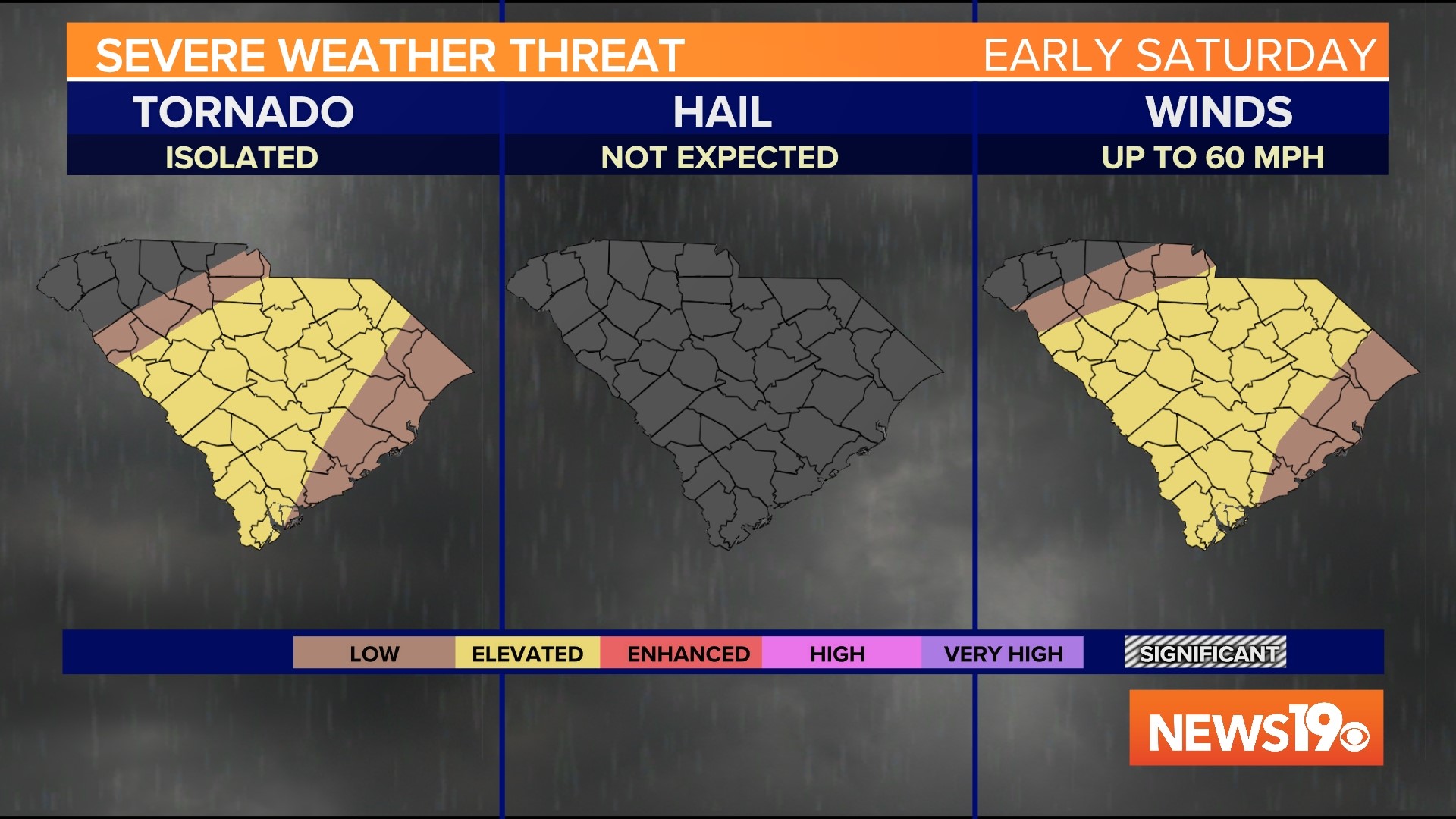 South Carolina severe weather timeline for Saturday, March 12 | wltx.com