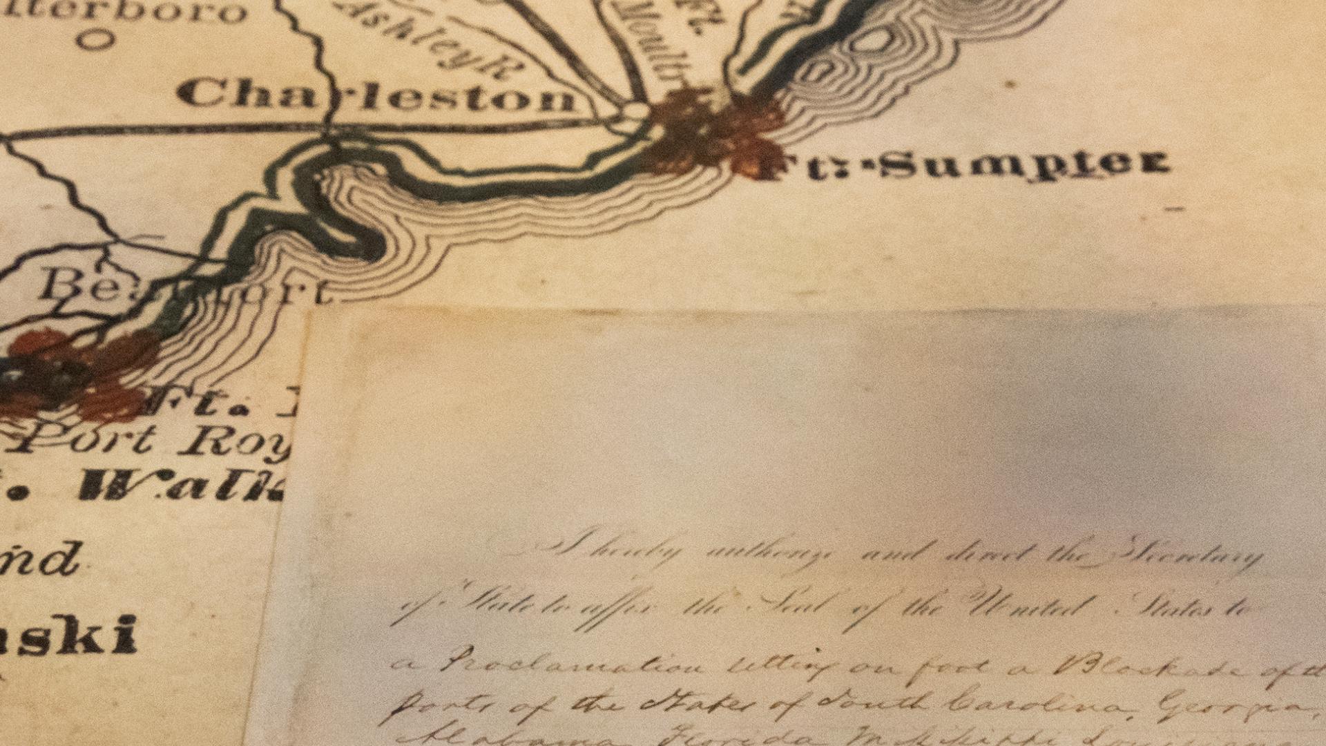 Gov. Pritzker donates Lincoln order of Southern blockade | wltx.com