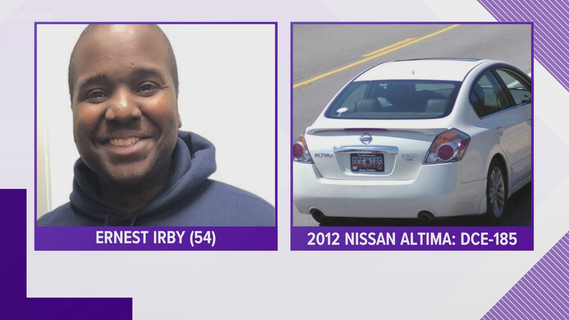 Ernest Irby reported missing from Irmo area on Tuesday, October 8, 2025 ...