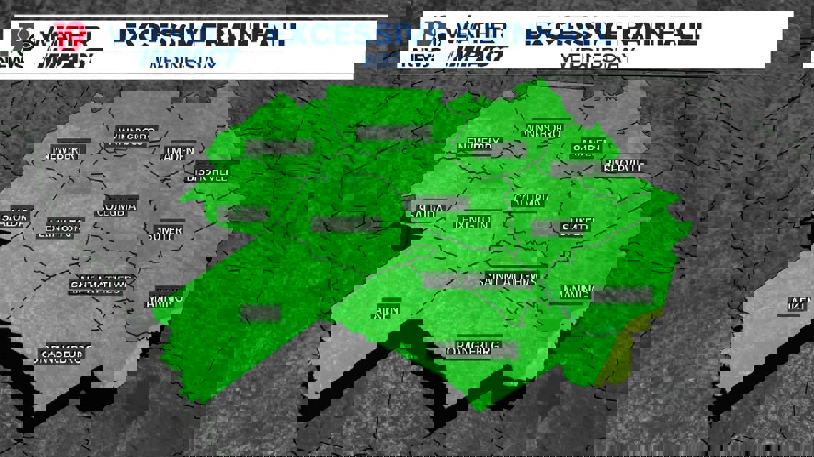 Rain moves into the Midlands later today, lingers through weekend ...