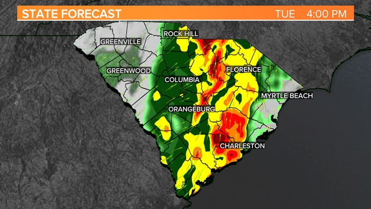 Severe weather possible across South Carolina Tuesday afternoon | wltx.com