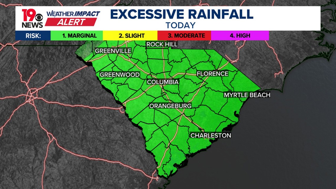 Strong storms, flooding possible today across South Carolina | wltx.com