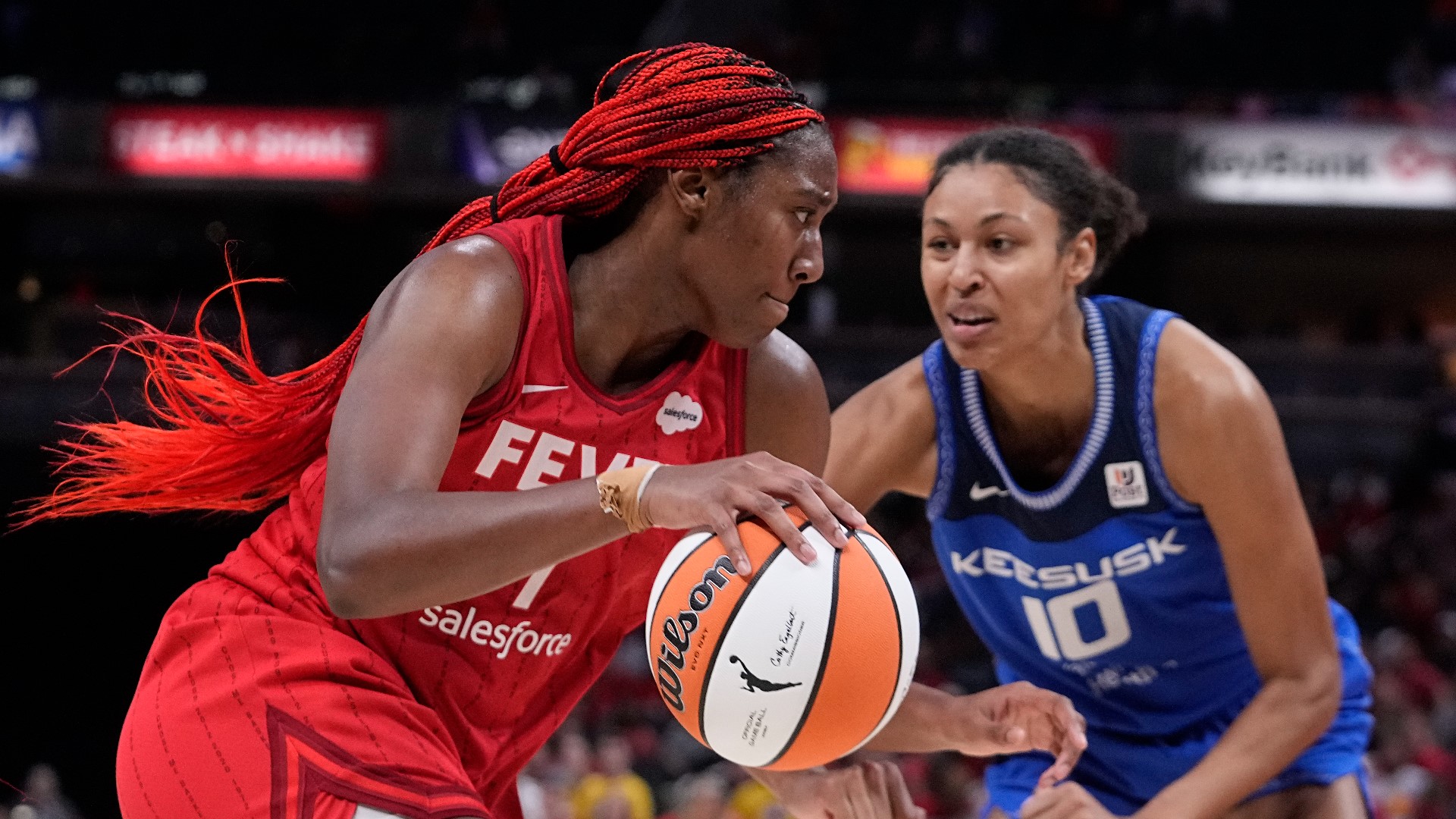 Aliyah Boston's strong debut in WNBA opener against Connecticut | wltx.com