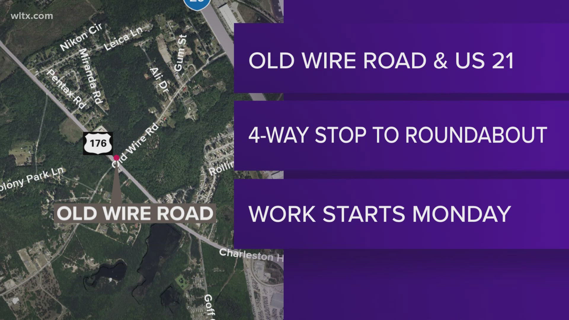 Old Wire Road to be converted into roundabout in Lexington County ...