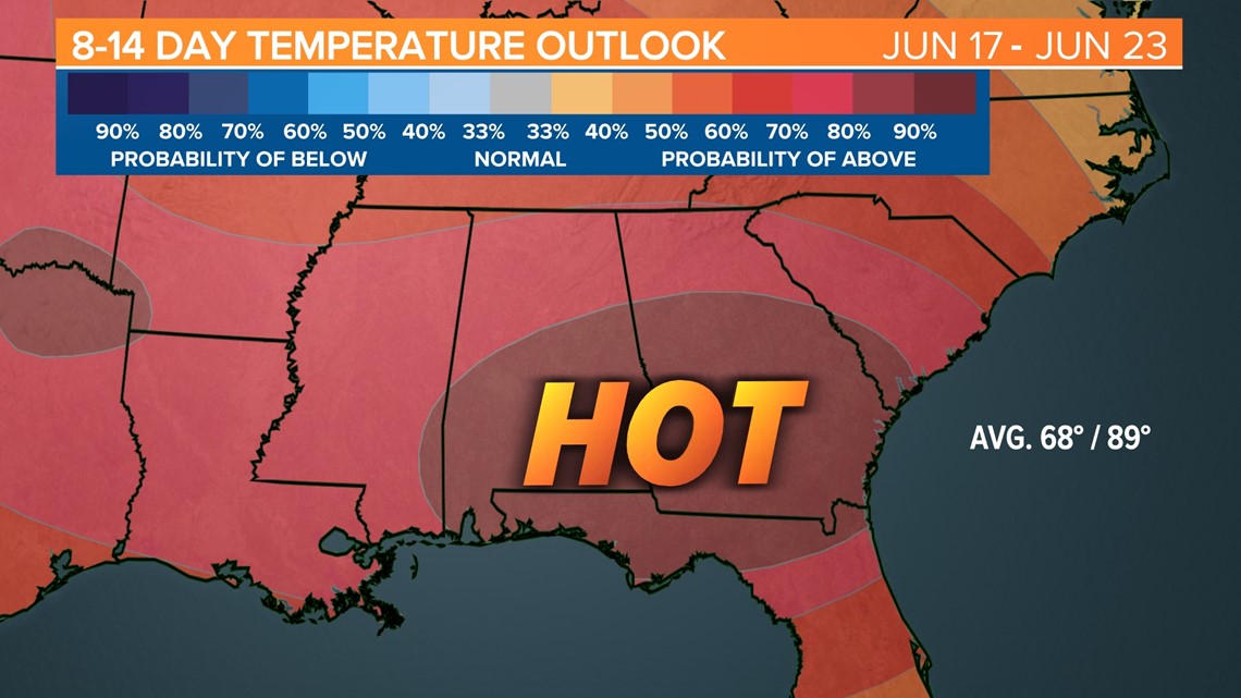 Not as Humid or quite as Hot Today | wltx.com