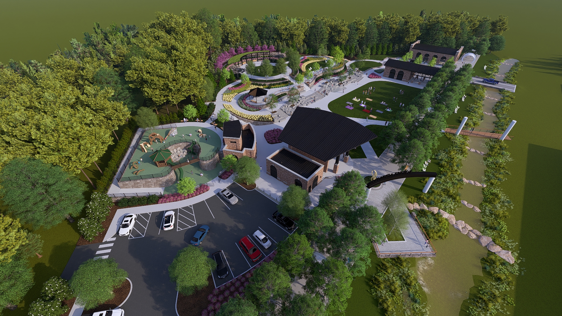 New designs show vision for $15 million Forest Acres park project ...