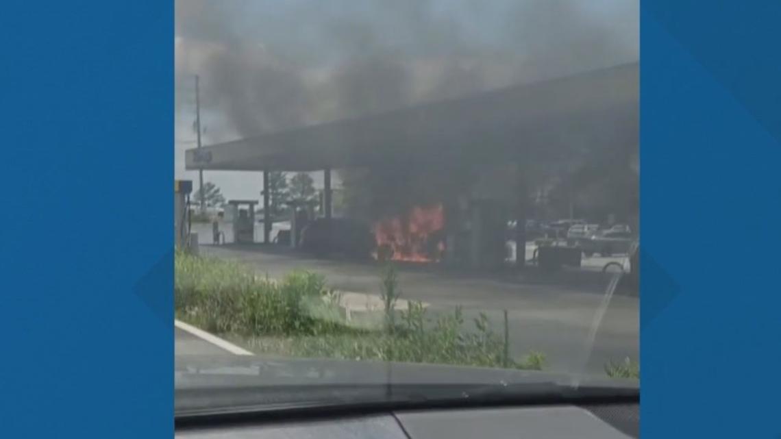 Possible road rage incident led to fire at Richland County gas station ...